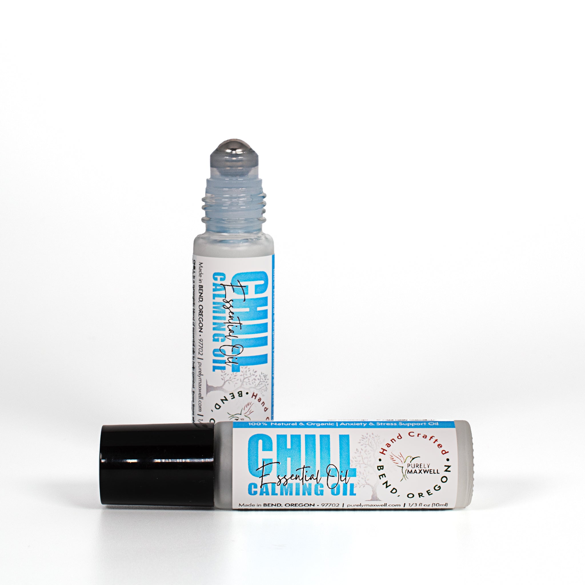 CHILL CALMING OIL | ORGANIC Essential Oil Roller – Purely Maxwell LLC